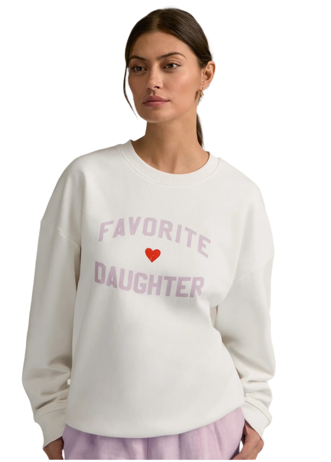 Favorite Daughter Heart Logo Sweatshirt – Soca Clothing